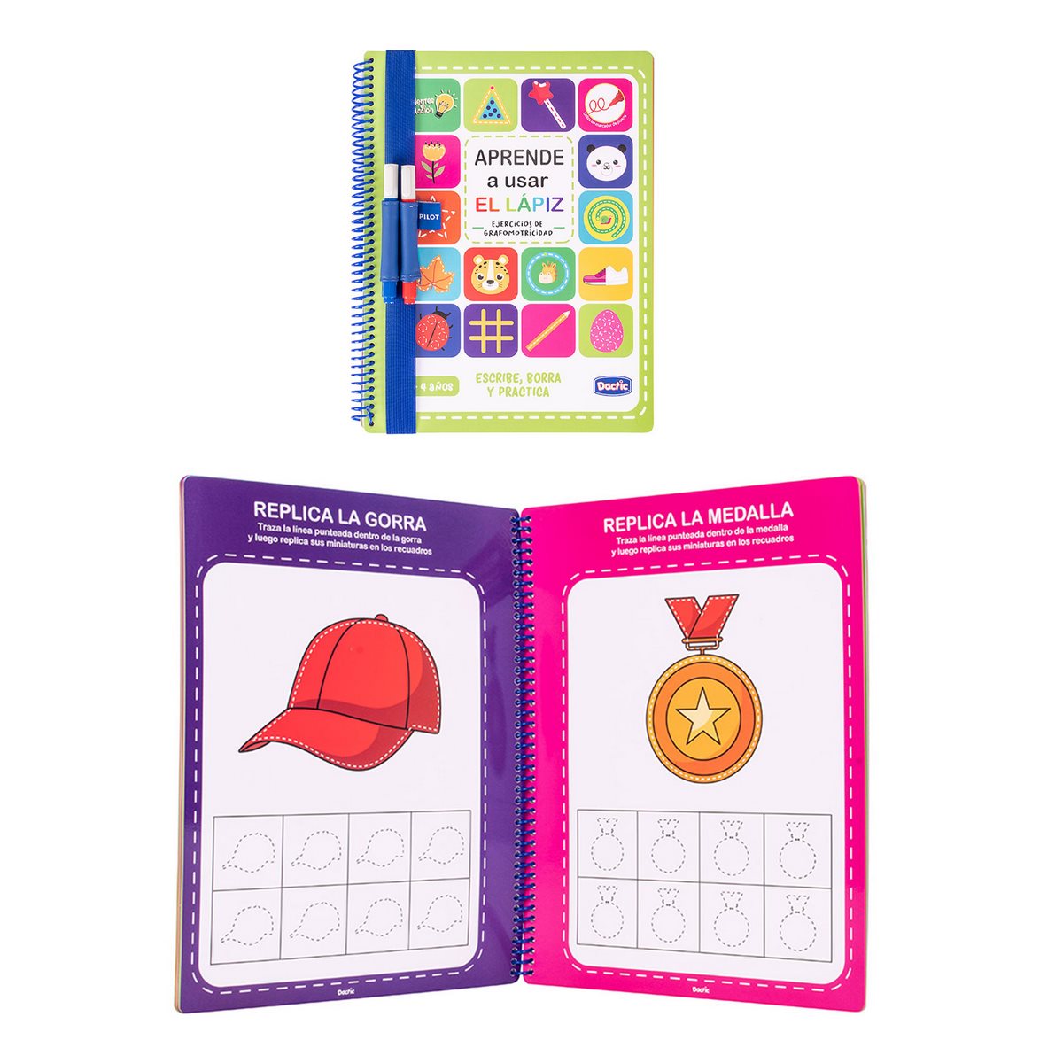 Set Libro Trazos C/marcador Dactic | Compra Online – Ansaldo Toys Chile